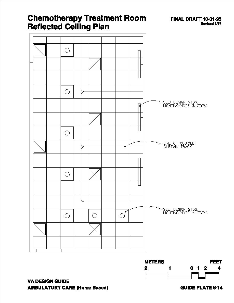 Chemotherapy Treatment Room Reflected Ceiling Plan Chemotherapy Treatment Room Reflected Ceiling Plan